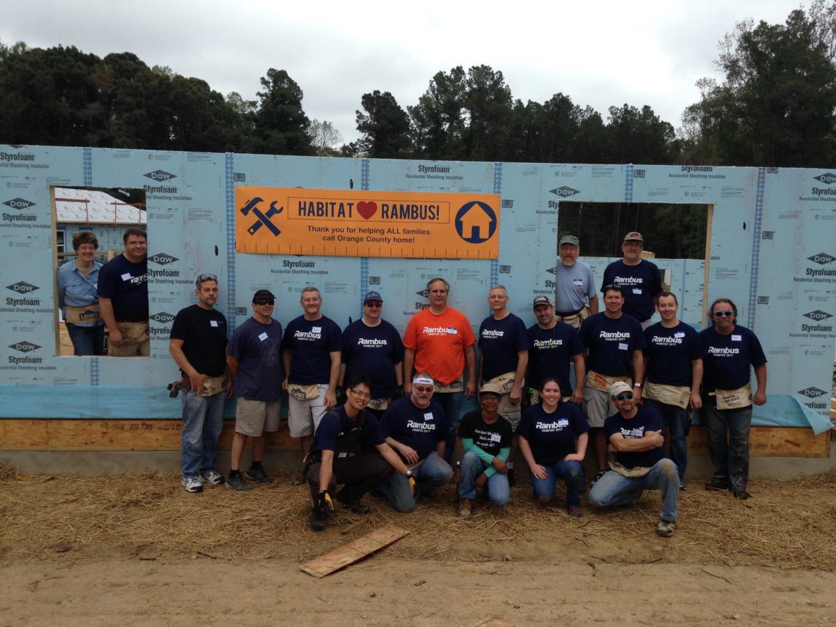 Rambus helps build Habitat homes - Rambus